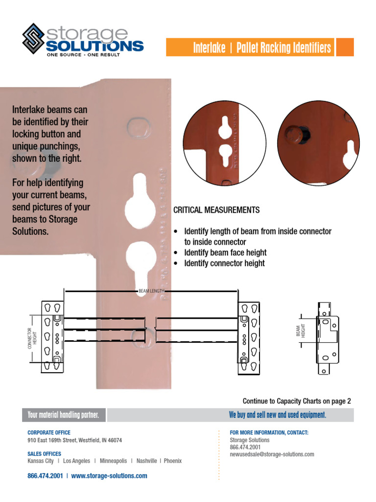 Interlake Pallet Racking Identifiers | PDF | Secondary Sector Of The ...