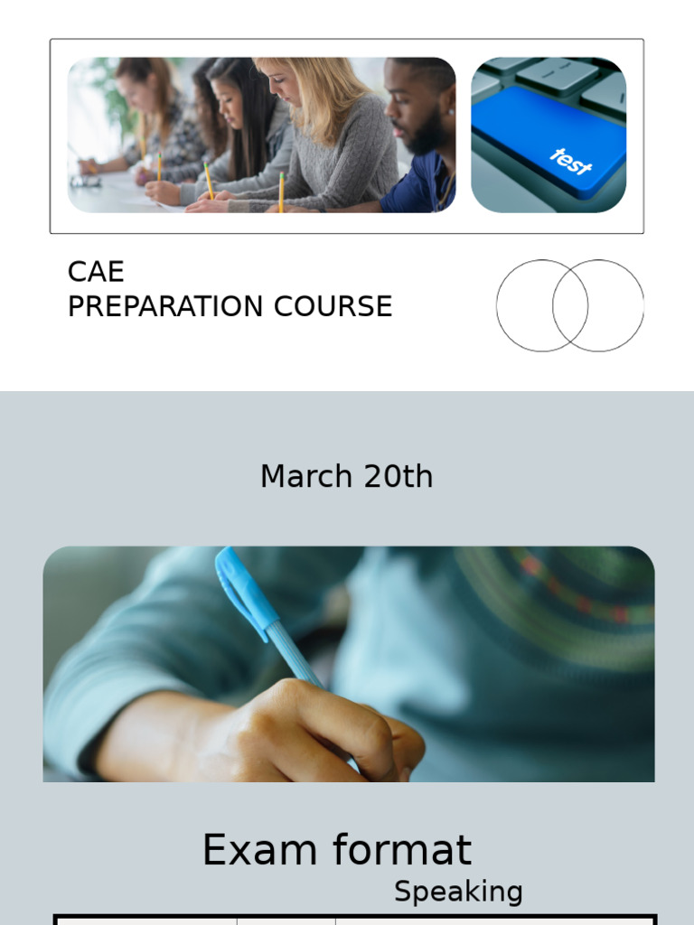 CAE Speaking Exam Preparation Guide | PDF | Human Communication