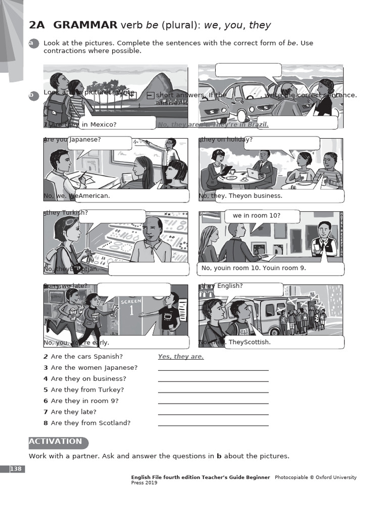 EF4E Beg Grammar 2A PCM | PDF