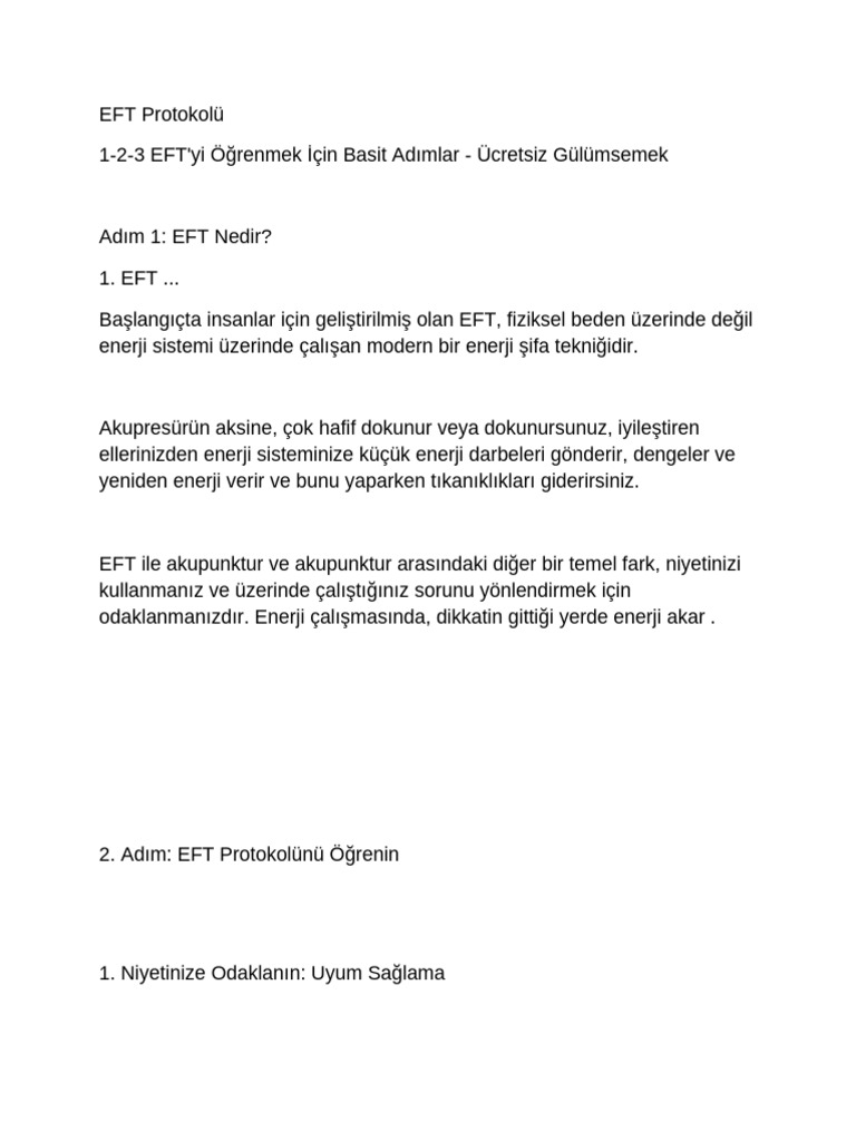 EFT Protokolü | PDF