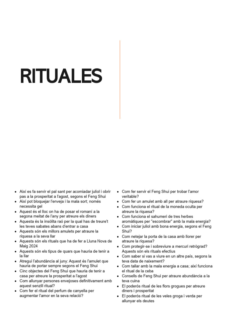 RITUALES | PDF