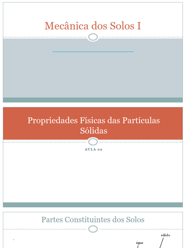 Aula02_Propri&Estrutura-2024 | PDF | Moléculas | Solo