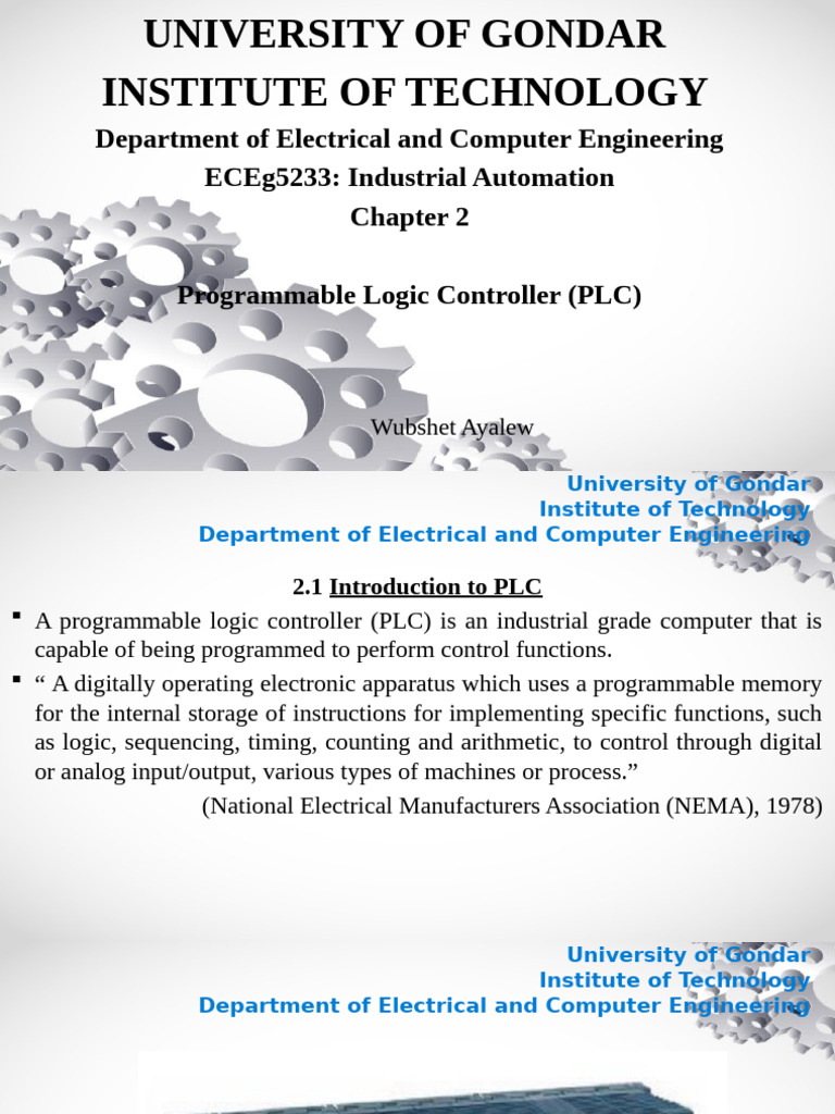 chapter 2 and 3 automation | PDF | Programmable Logic Controller | Relay