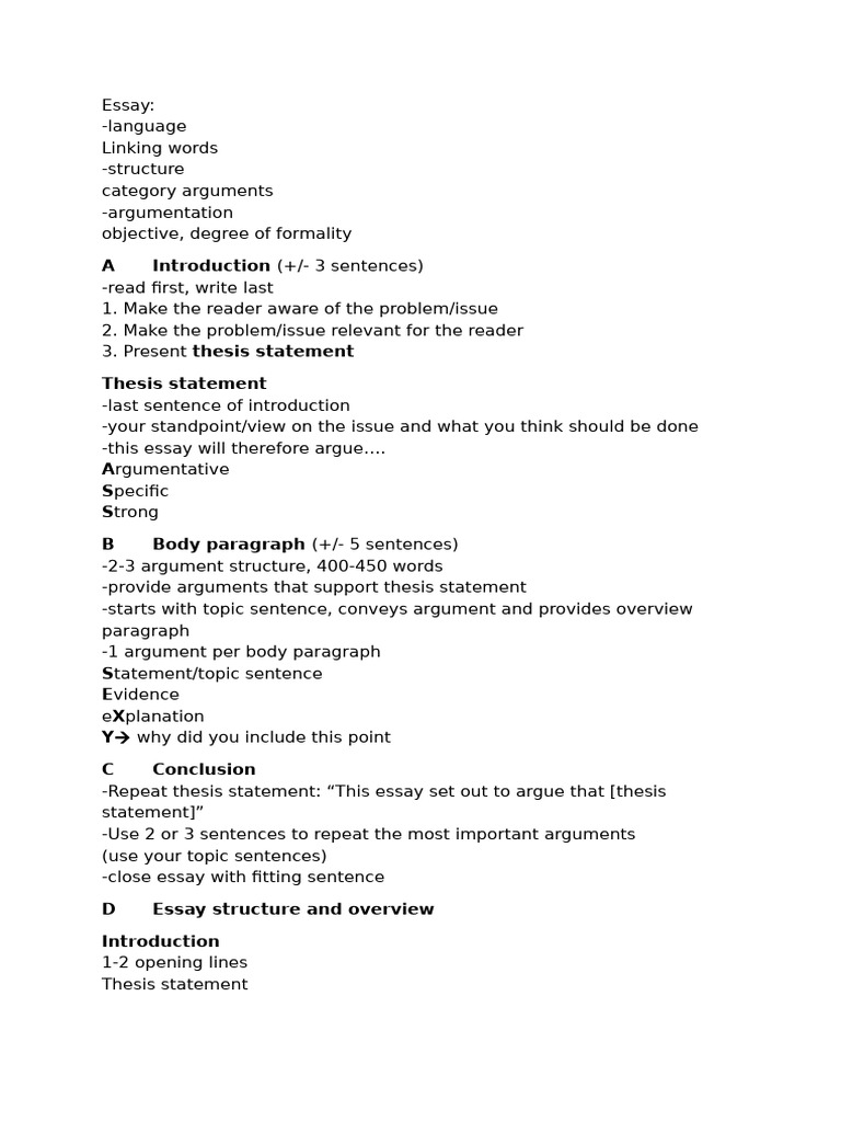 Argumentative Essay Writing | PDF