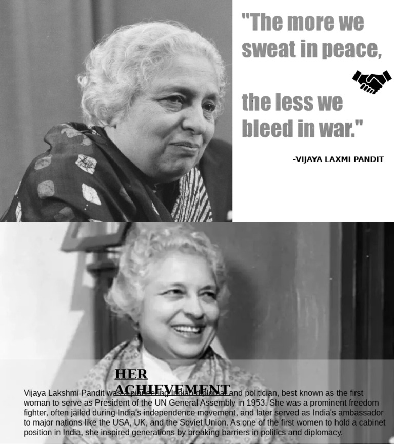 Vijaya Laxmi Pandit | PDF