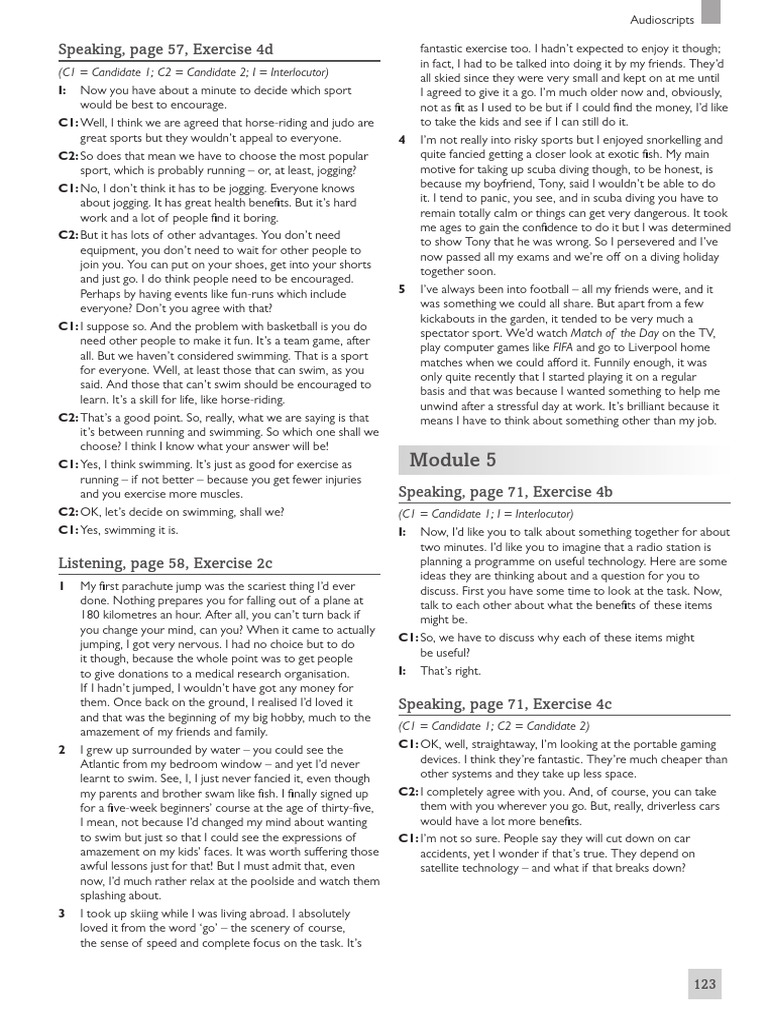Audioscript_-_Class_AudioUNIT 5 | PDF
