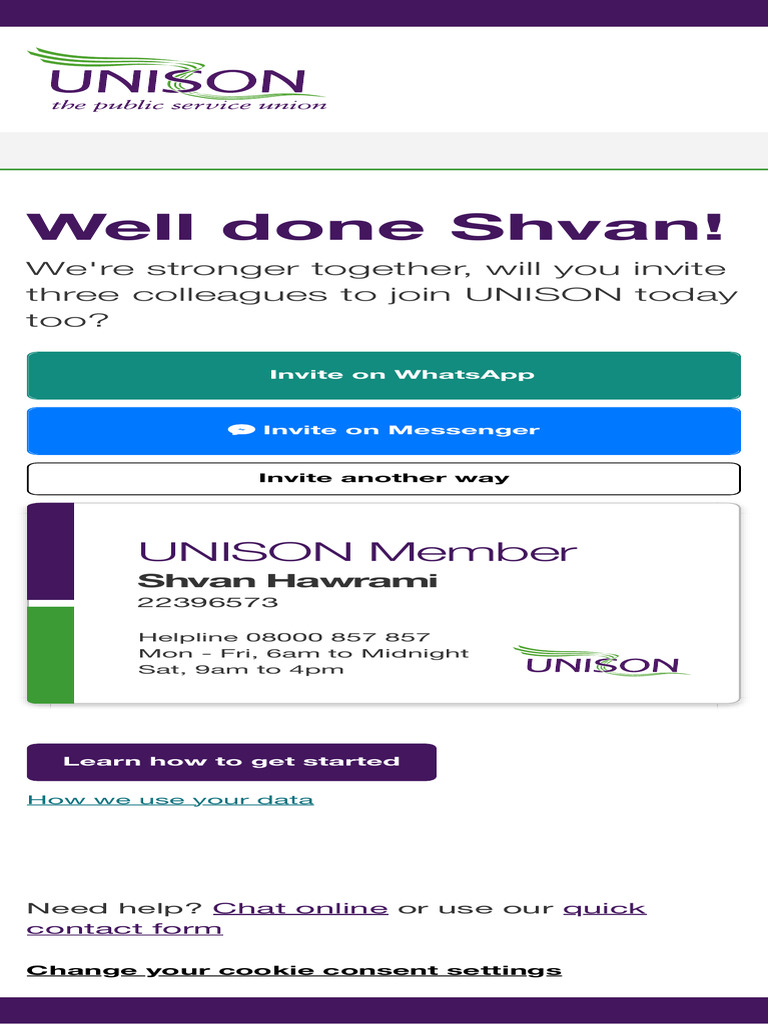 Join UNISON Complete | PDF