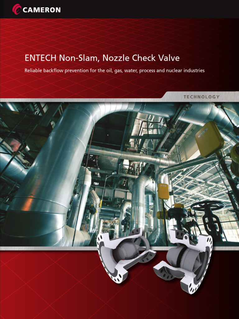 Entech Nozzle Check Valve Brochure | PDF | Valve | Pump