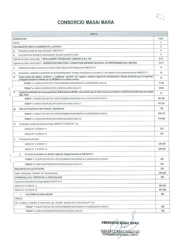 AS482023ESSALUD+PROPUESTA+ITEM+masai mara | PDF