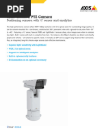 Datasheet Axis p3735 Ple Panoramic Camera en US 443423 | PDF | Camera ...