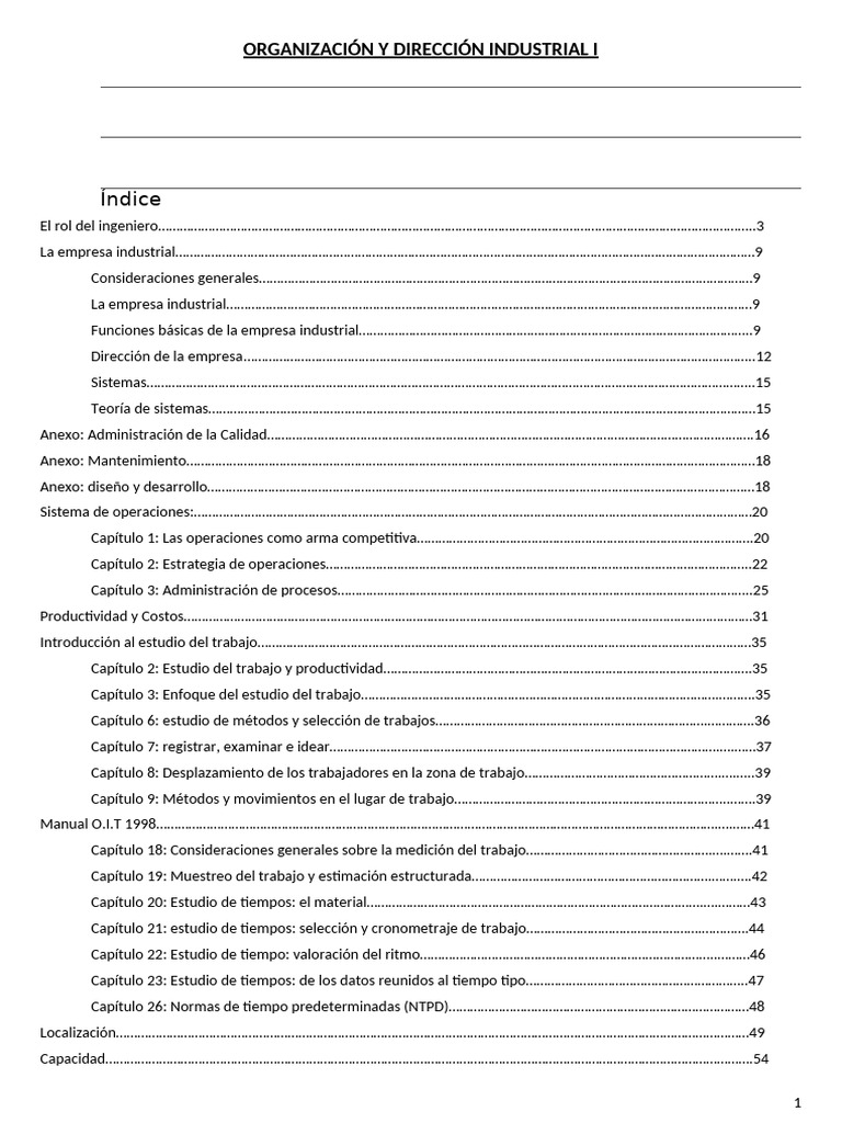 Resumen Final Orga (1) (Reparado) (Recuperado Automáticamente) | PDF | Planificación | Business