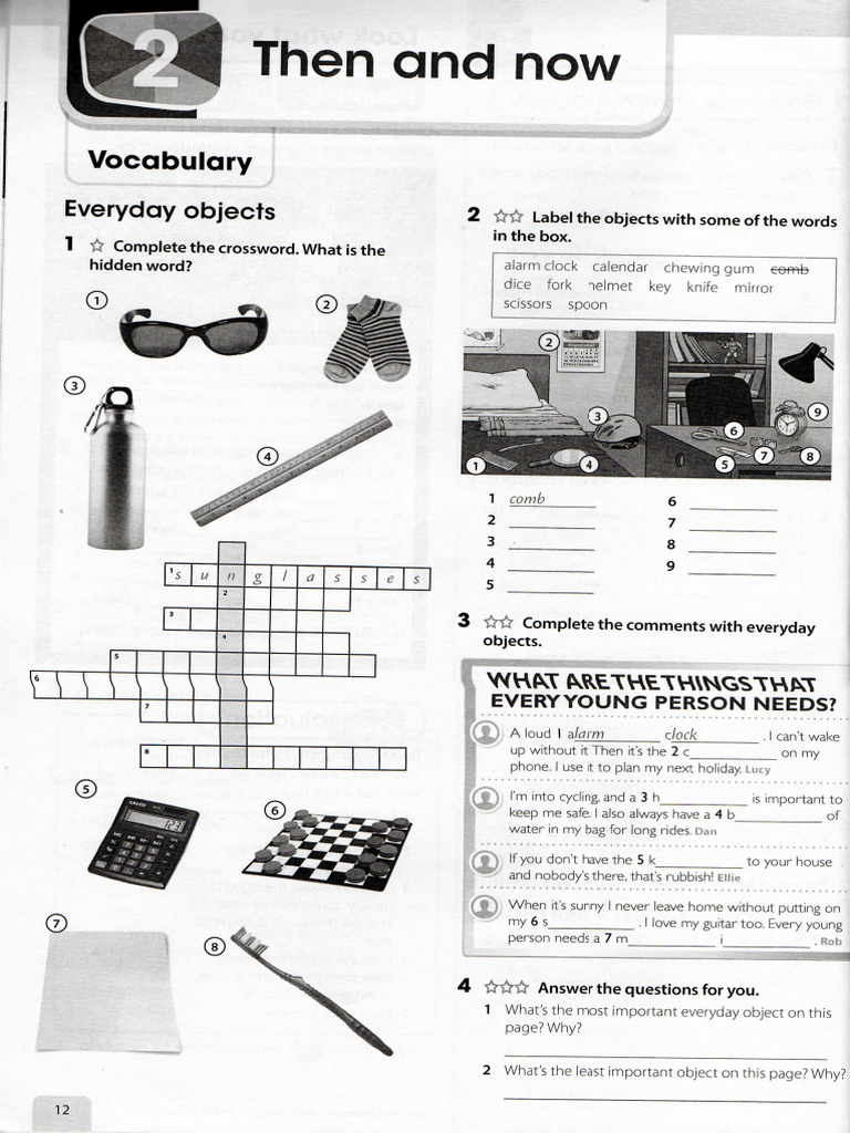 Unit 2 - Workbook - Part 1 | PDF
