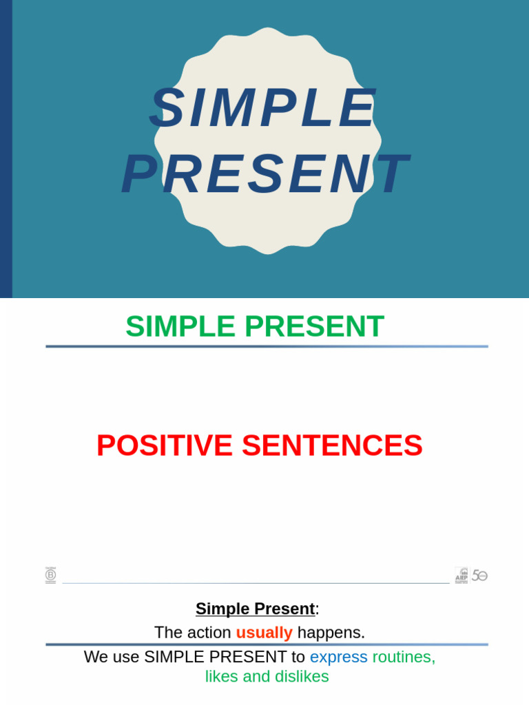 Simple Present - Affirmative Sentences | PDF