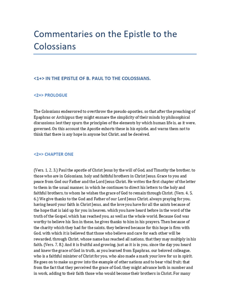 315 - Commentaria in Epistolam Ad Colossenses - Ambrosiaster - 017-010 ...