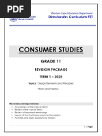 Grade 11 Consumer Studies June Exam 2023 | PDF | Foods