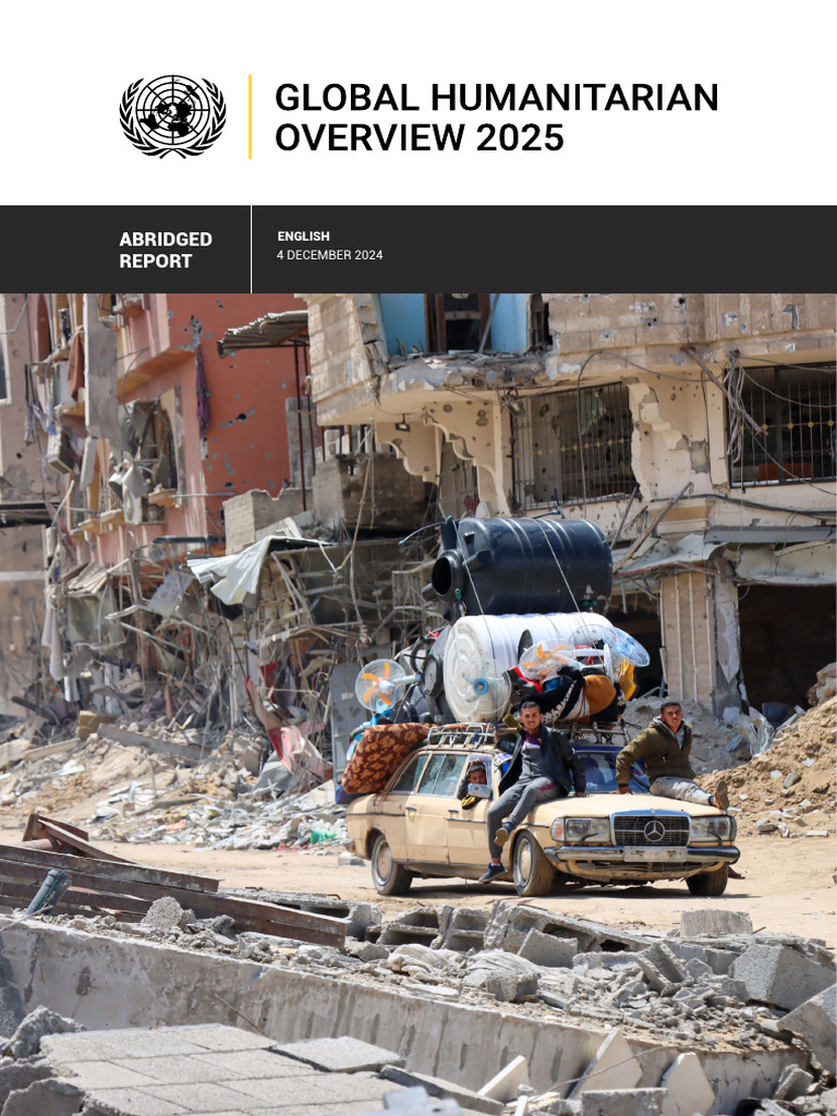Global Humanitarian Overview 2025 (Abridged Report) | PDF ...
