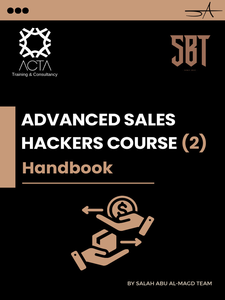 Sales Hackers 2 Handbook 2025 | PDF | Mindset | Sales