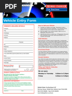 V267 Vehicle Newness Declaration Form | PDF | Vehicles | Automotive ...