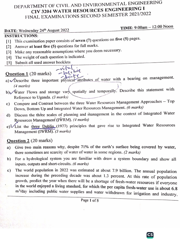 Wre Paper 2022 | PDF