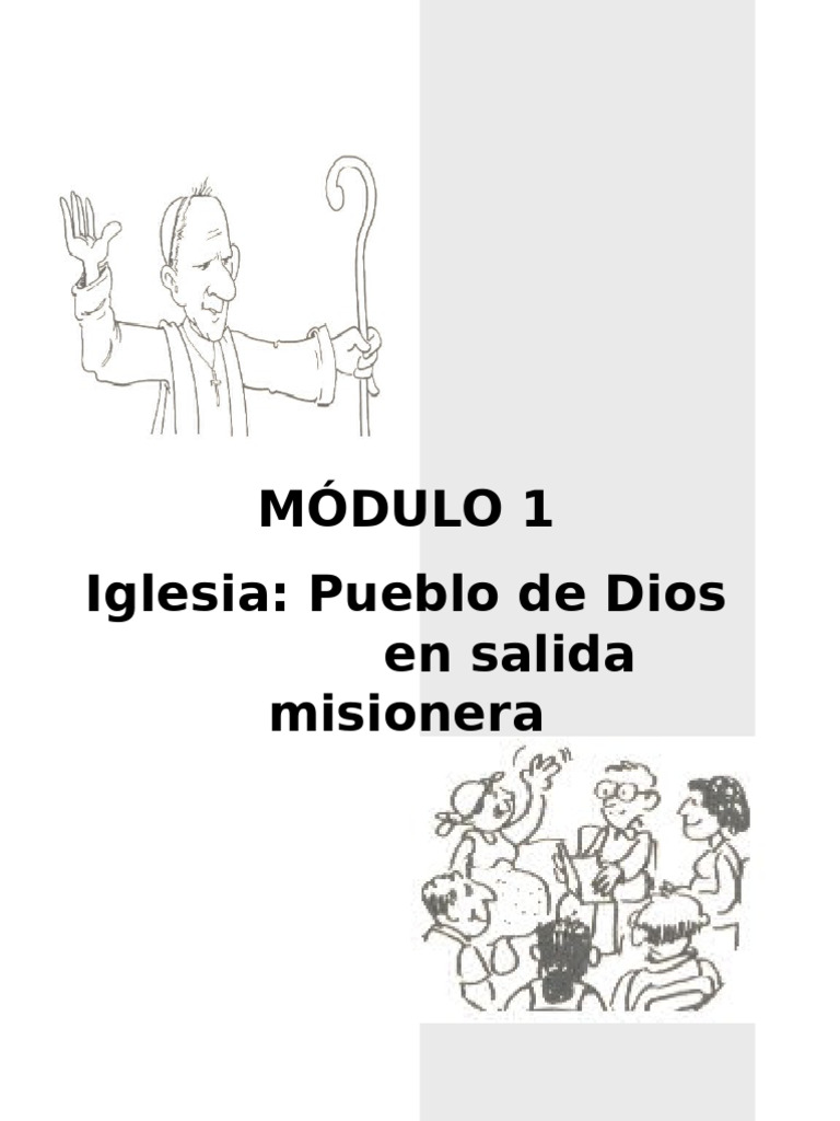 Semana 1 Iglesia Pueblo de Dios en Salida | PDF | Iglesia Católica | eucaristía