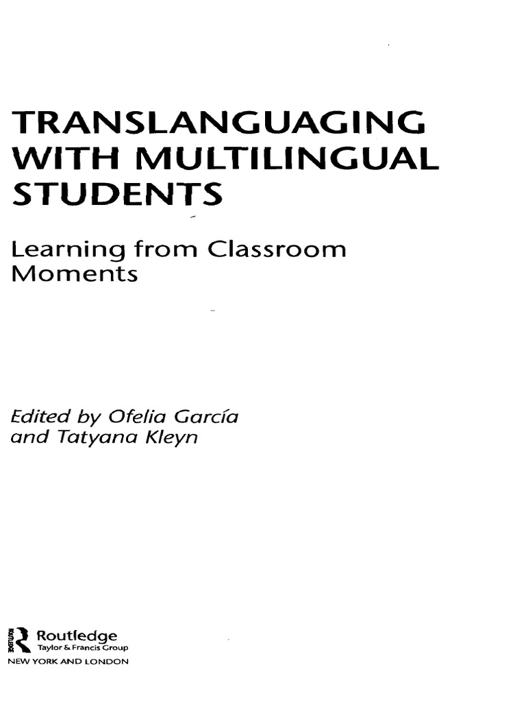 Translanguaging in Multilingual Education | PDF | Multilingualism ...