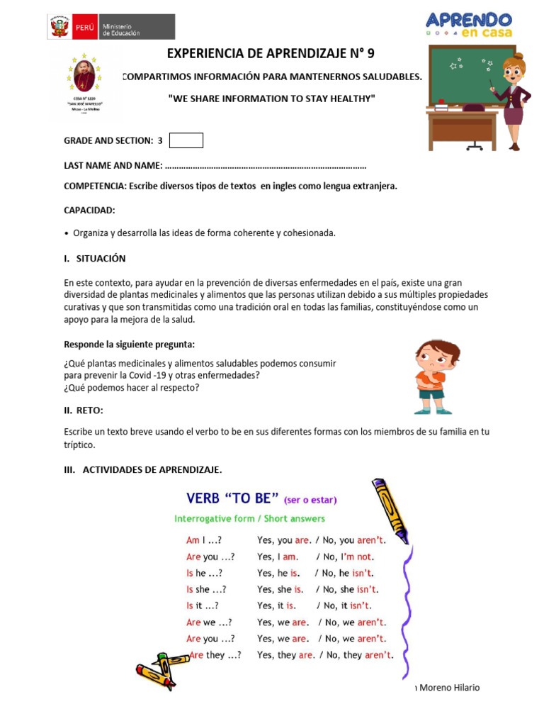 Experiencia de Aprendizaje 9 - 3 Avanza | PDF | Lingüística | Comunicación humana