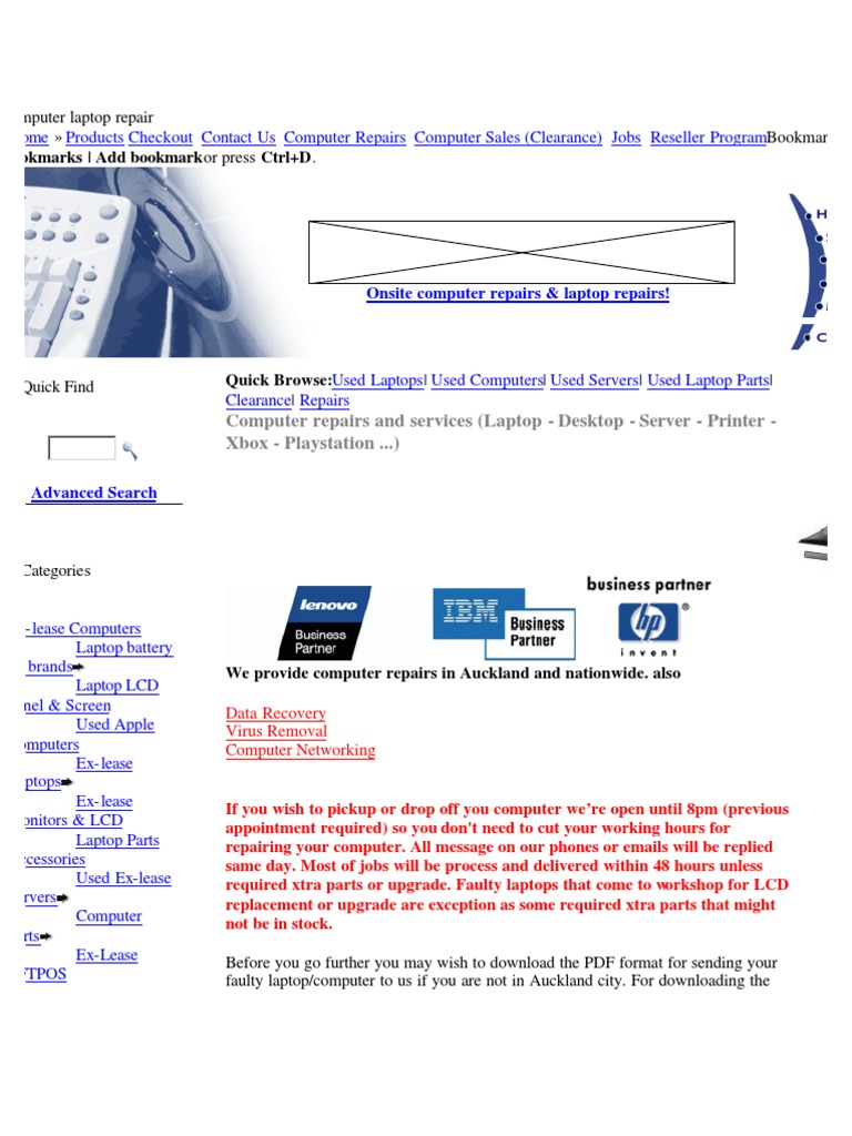 Computer Laptop Repair | PDF | Computers