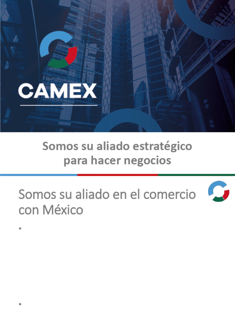 Beneficios Socios Camex 2024 Pdf México Guatemala