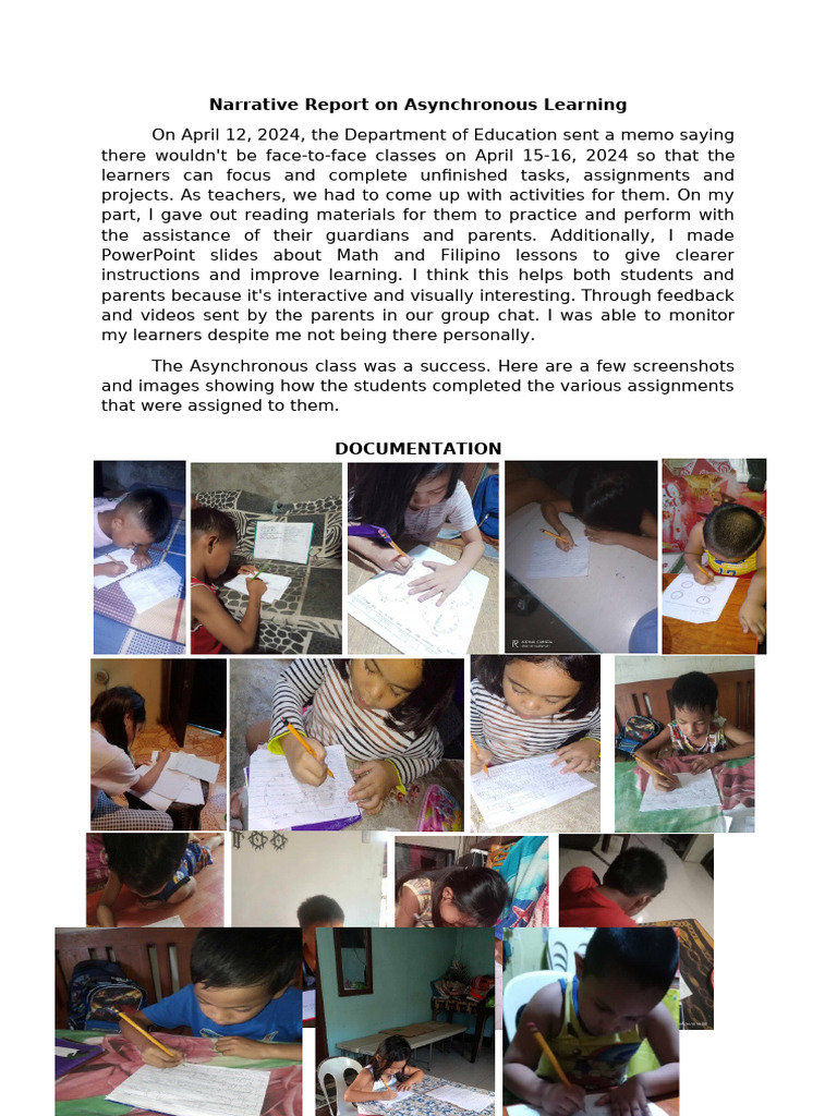 Success of Asynchronous Learning 2024 | PDF