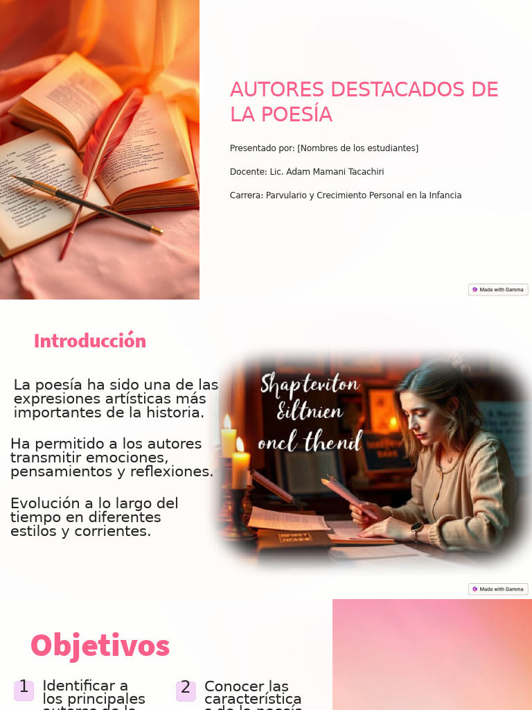 Autores Destacados de La Poesia | PDF | Poesía | Divina Comedia