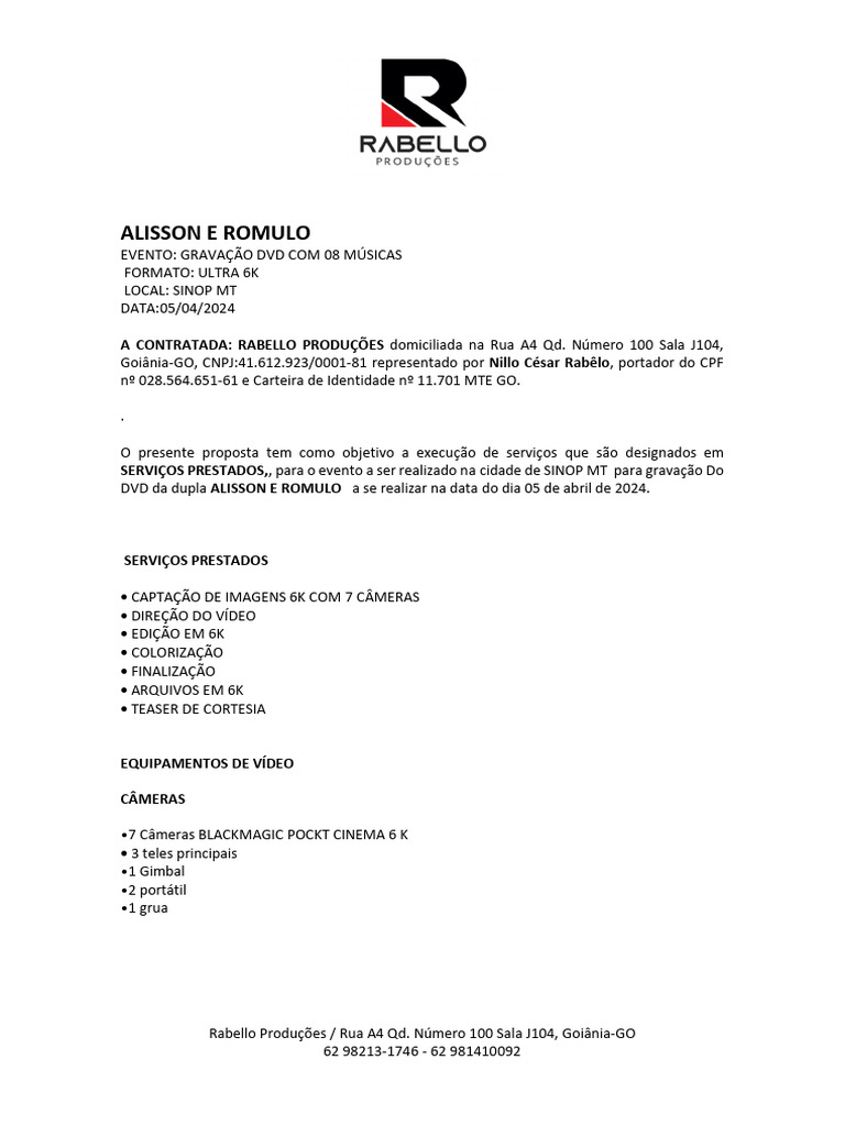 Alisson e Romulo Sinop | PDF