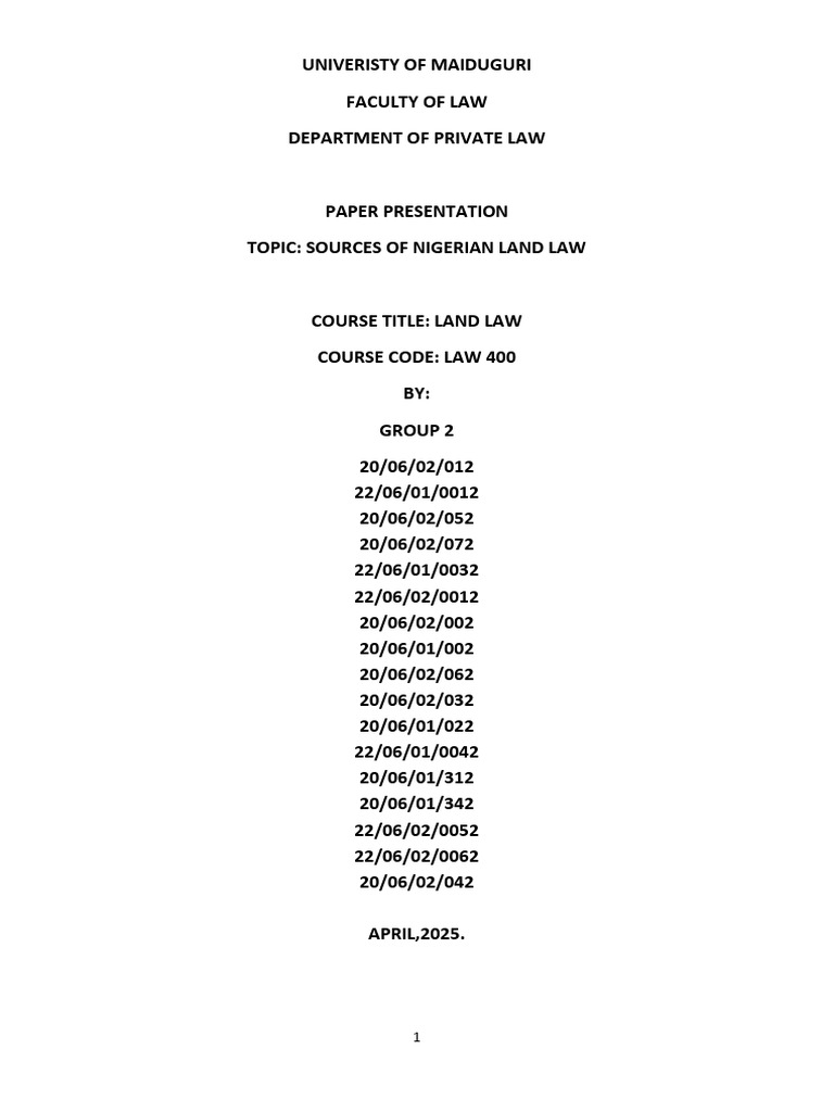 Group 2 Paper Presentation | PDF | Sharia | English Law