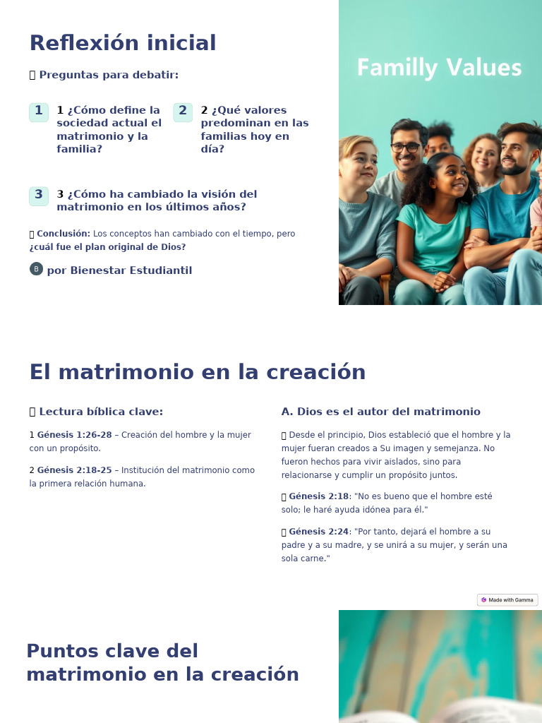 Unidad 1 - Tema 1 | PDF | Matrimonio | Libro del Génesis