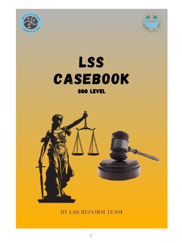 Lss Casebook - Year 3 | PDF | Auction | Legal Liability