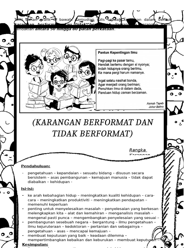 Karangan Tema Integriti Tahun 4 | PDF