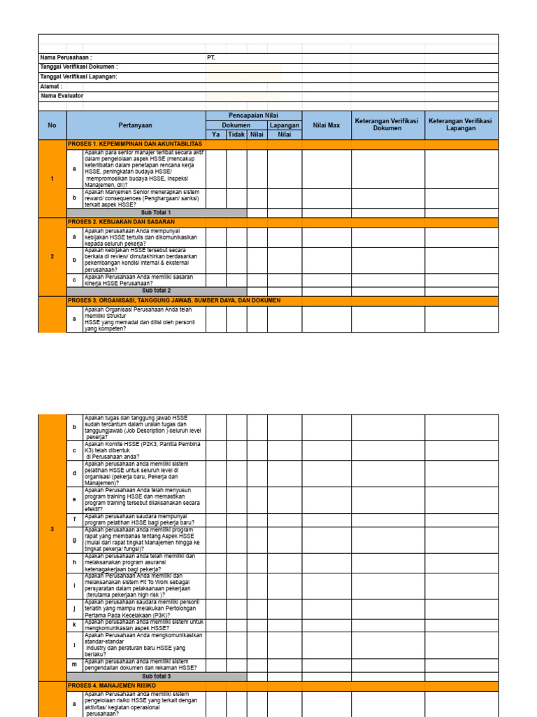 PQ CSMS - XLSX - 156. Contoh | PDF