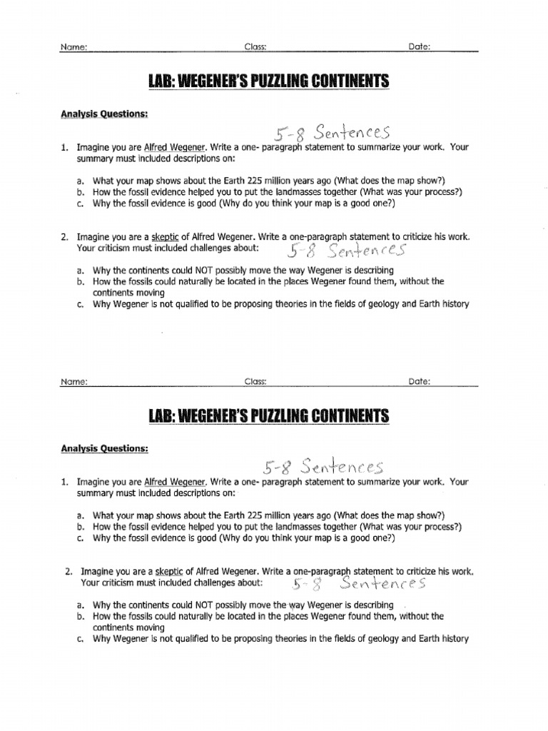 Pangaea Continental Drift Project | PDF