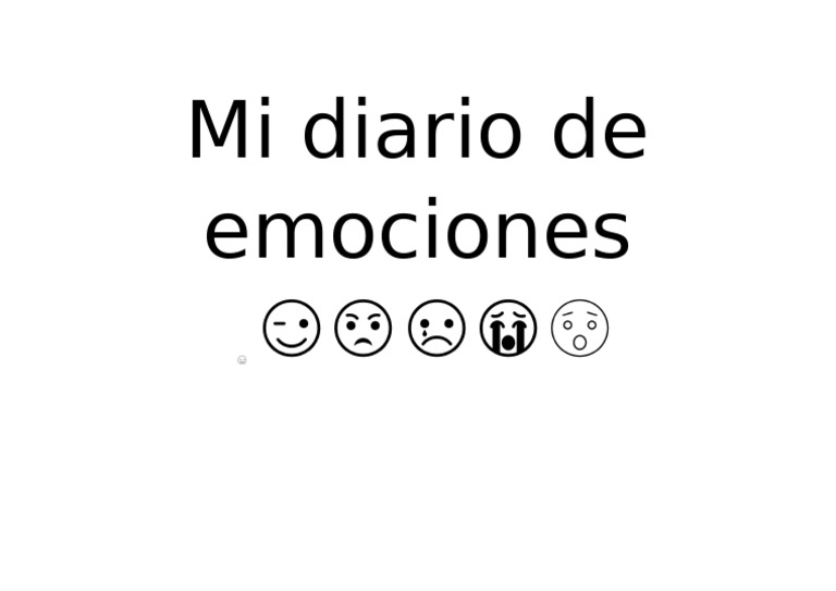 Mi diario de emociones | PDF