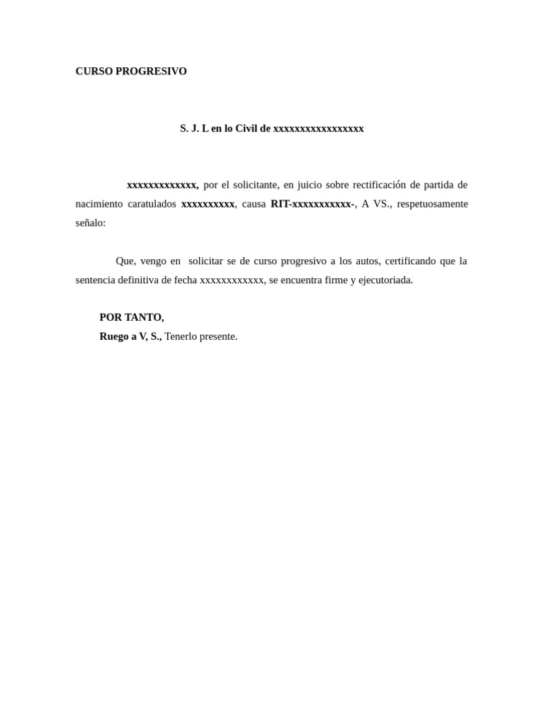 Curso Progresivo Modelo | PDF