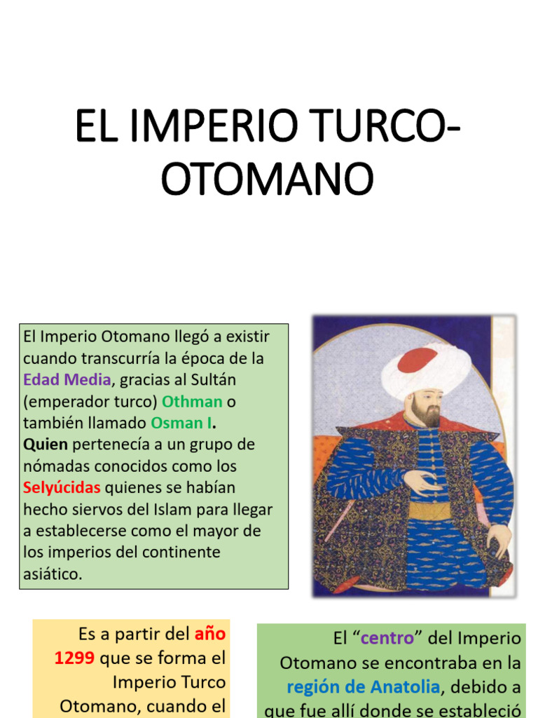 El Imperio Turco-Otomano | PDF | imperio Otomano | pavo