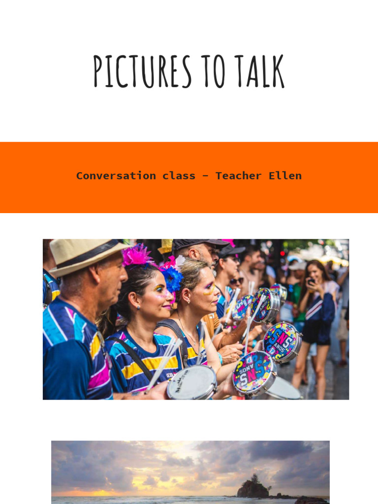 Fotos para Aulas de Conversação | PDF