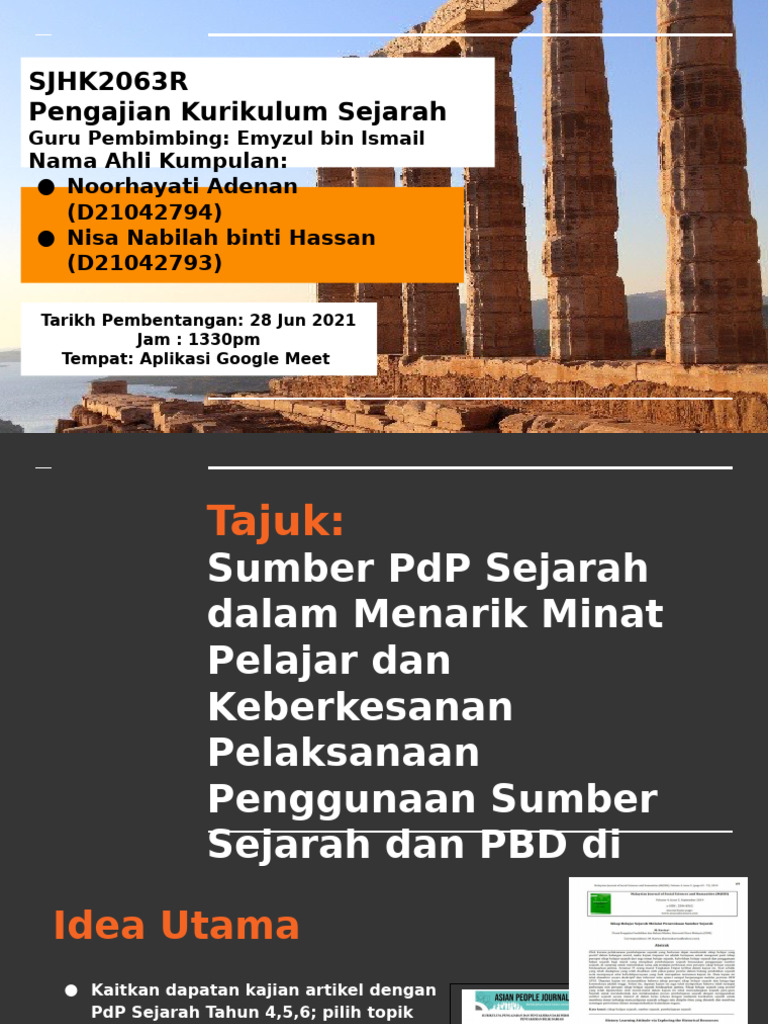 G4 SJHK(R)2063 Sumber Digital Sejarah dan PBD | PDF