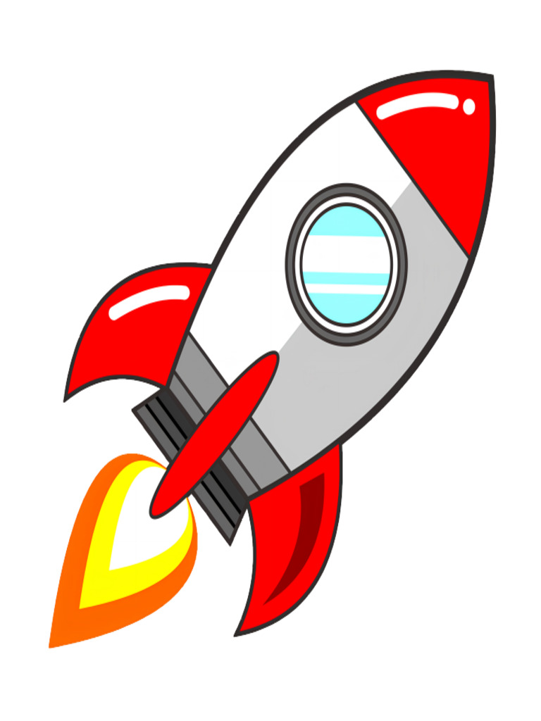 Pngtree-Cartoon Illustration Red Rocket - 8856222 | PDF
