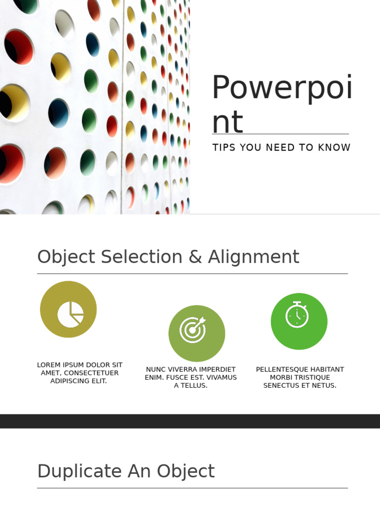 Tips For Powerpoint | PDF