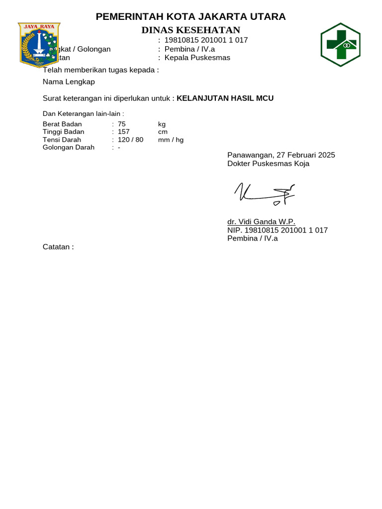 SURAT KETERANGAN SK2 | PDF