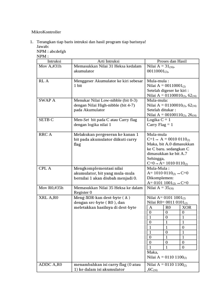 Source code mikrokontroler | PDF