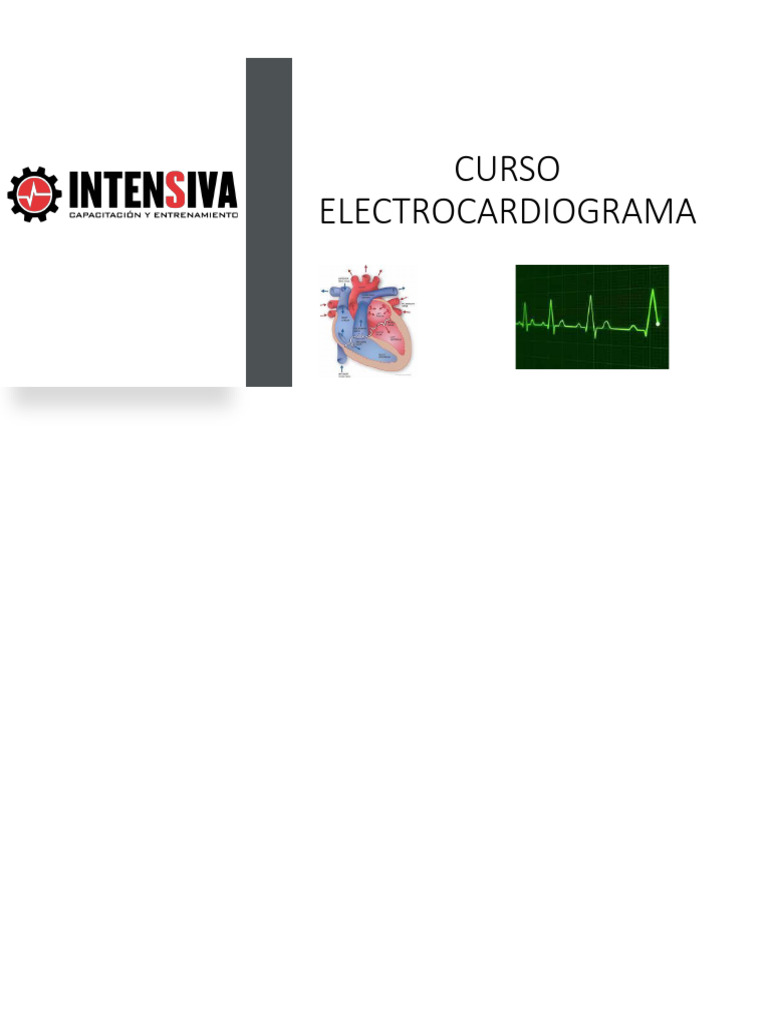 Curso EKG | PDF | Corazón | Cardiología