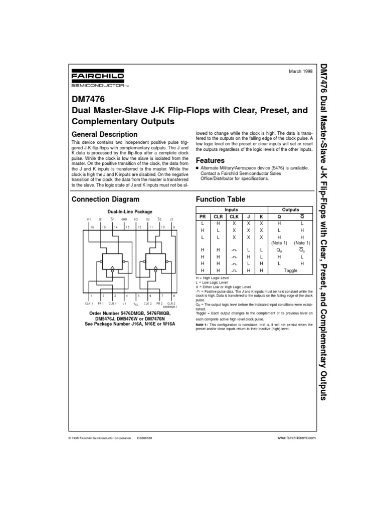 7476 (2) | Electronic Circuits | Electrical Engineering