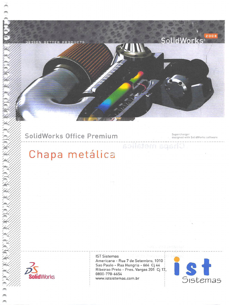 SolidWorks - Chapa Metálica | PDF