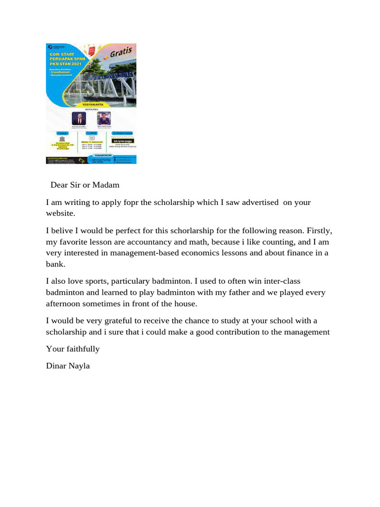 Scholarship Stan | PDF